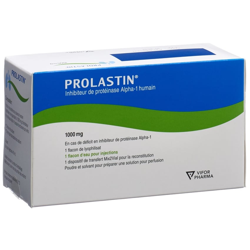 PROLASTIN subst sèche 1 g avec solvant flacon incl. Mix2Vial set de ...