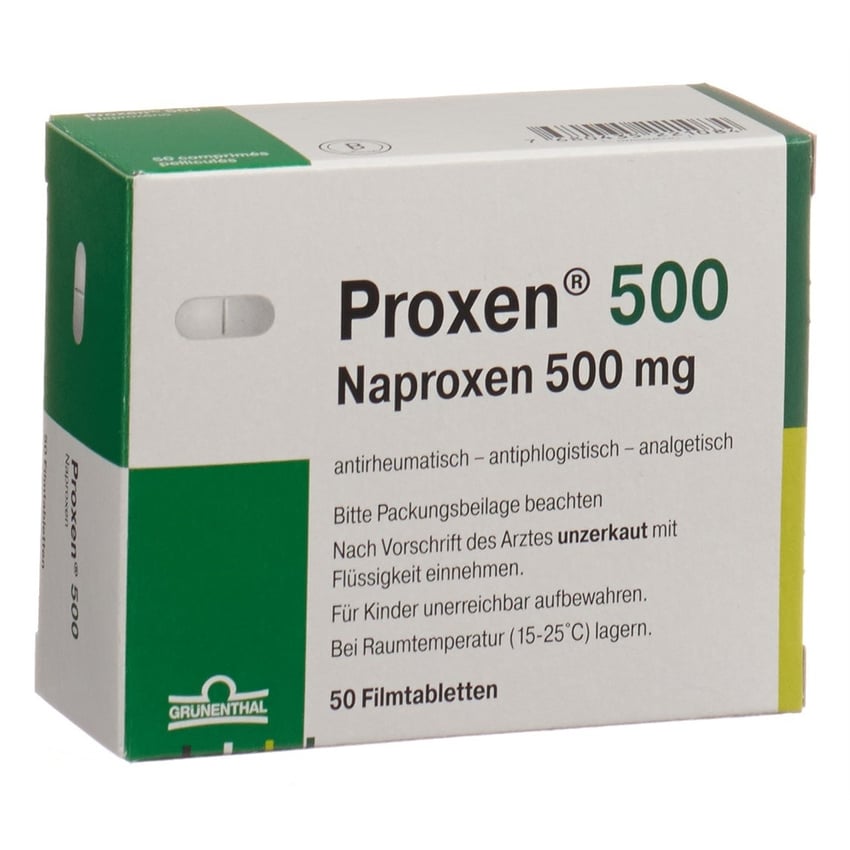 PROXEN Filmtabl 500 mg Blist 50 Stk | Online bestellen