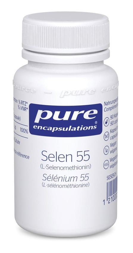 PURE Sélénium 55 caps bte 90 pce | Commander en ligne