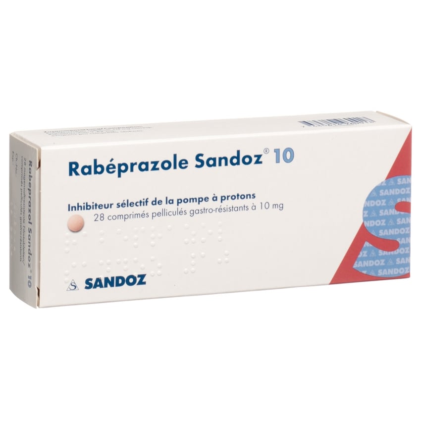 RABEPRAZOLE Sandoz Tabl 10 mg Blist 28 Stk | Online bestellen