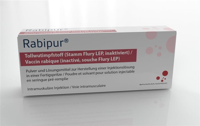 RABIPUR vaccin rabique subst sèche avec solvant (seringue préremplie ...