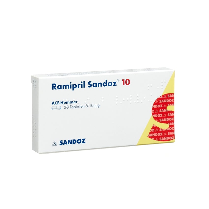 RAMIPRIL Sandoz Tabl 10 mg Blist 20 Stk | Online bestellen