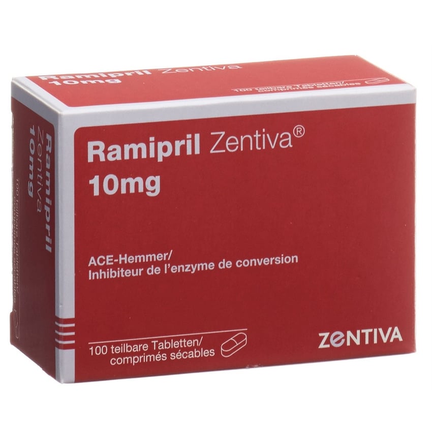 RAMIPRIL Zentiva Tabl 10 mg Blist 100 Stk | Online bestellen