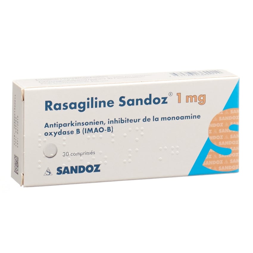 RASAGILINE Sandoz cpr 1 mg blist 30 pce | Commander en ligne