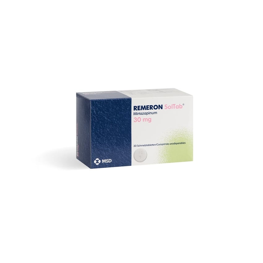 REMERON SolTab Schmelztabl 30 mg Blist 30 Stk | Online bestellen