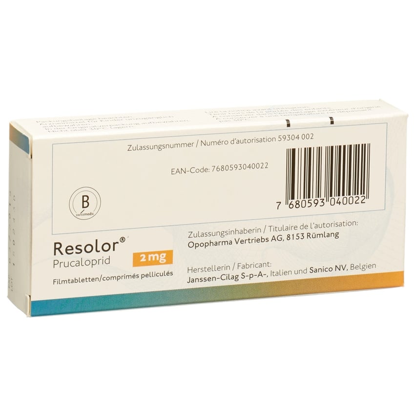 RESOLOR cpr pell 2 mg blist 28 pce | Commander en ligne