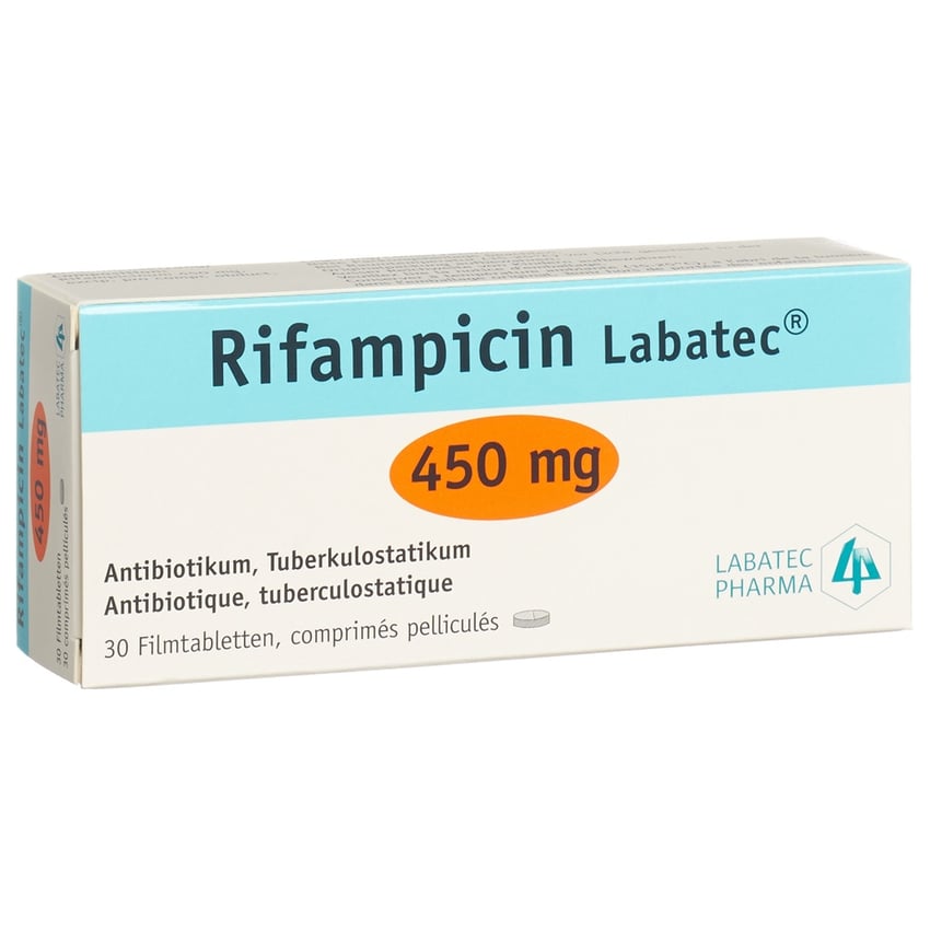 RIFAMPICINE Labatec Filmtabl 450 mg Blist 30 Stk | Online bestellen