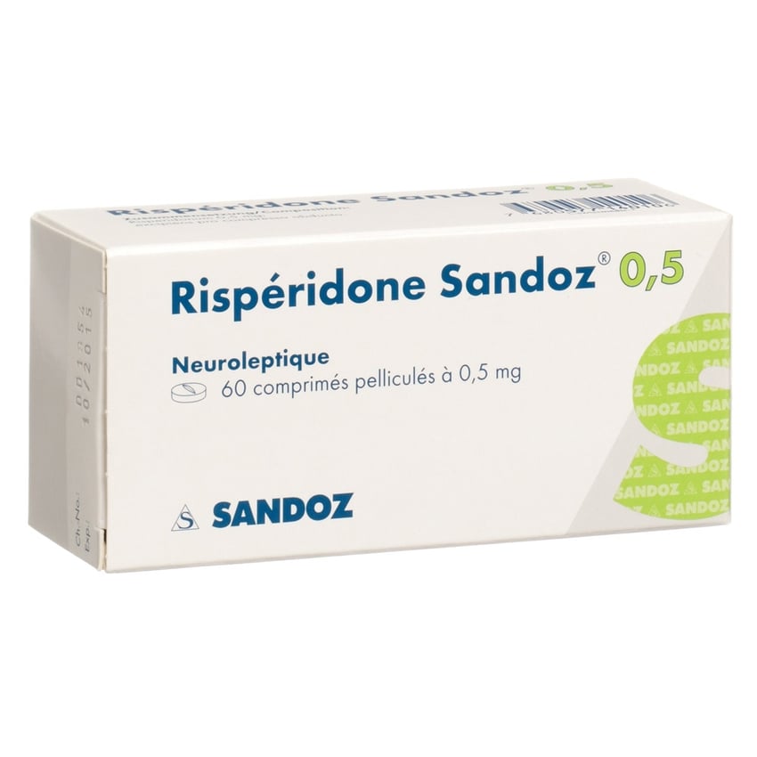 RISPERIDONE Sandoz cpr pell 0.5 mg blist 60 pce | Commander en ligne