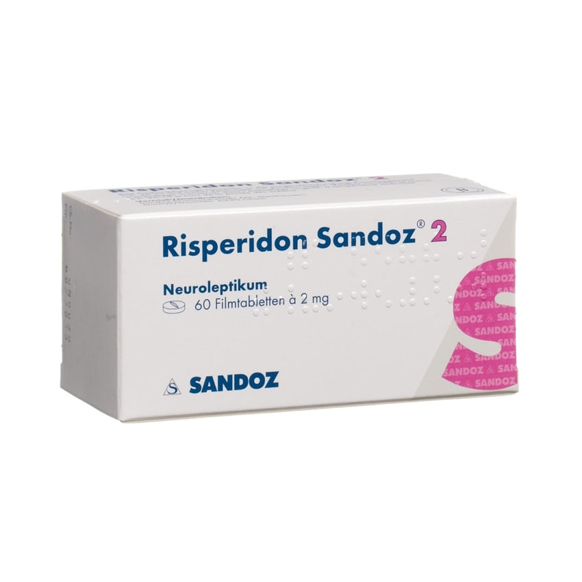 RISPERIDONE Sandoz cpr pell 2 mg blist 60 pce | Commander en ligne
