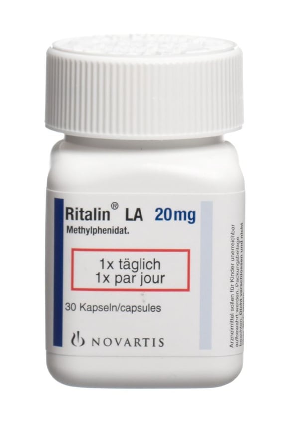RITALINE LA caps 20 mg bte 100 pce | Commander en ligne