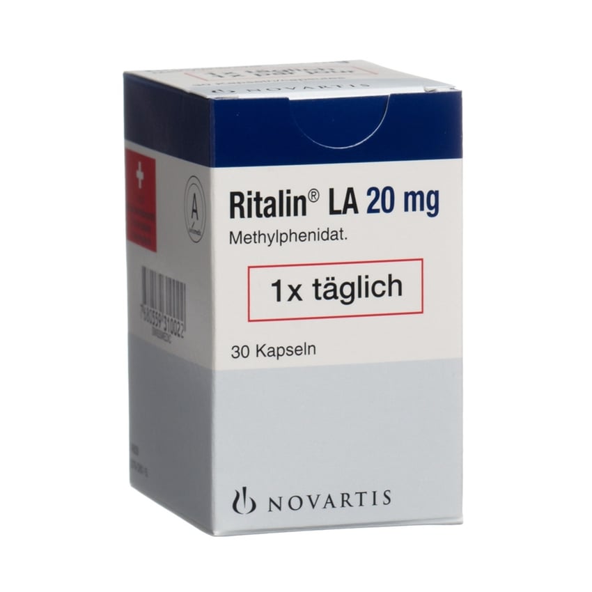 RITALINE LA caps 20 mg bte 30 pce | Commander en ligne