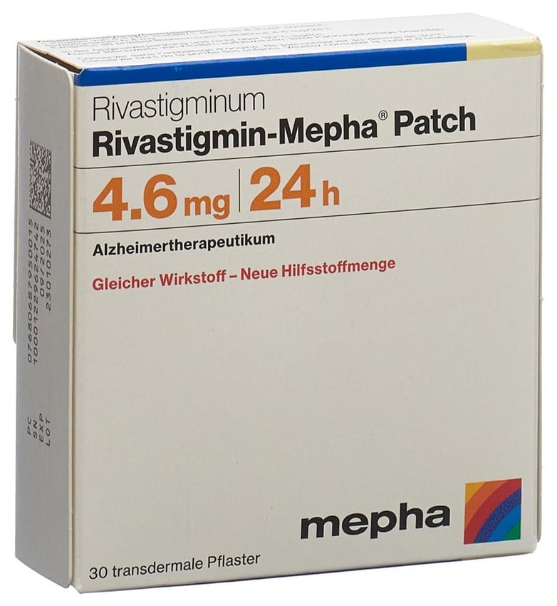 RIVASTIGMINE Patch Matrixpfl 4.6 mg/24h TTS Btl 30 Stk | Online bestellen