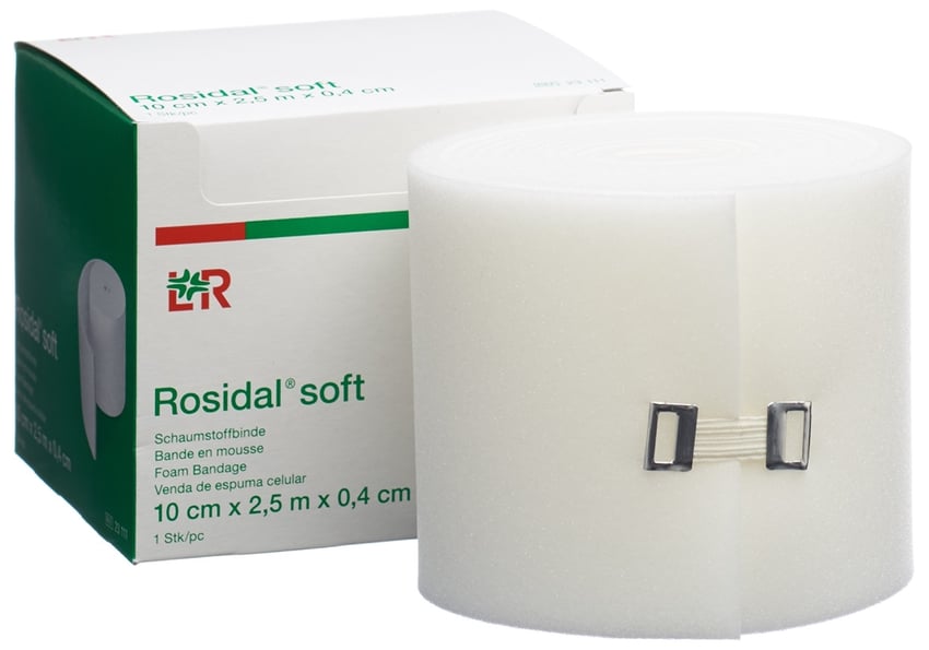 ROSIDAL soft Schaumstoffbinde 2.5mx10cmx0.4cm 1 Stk | Online bestellen