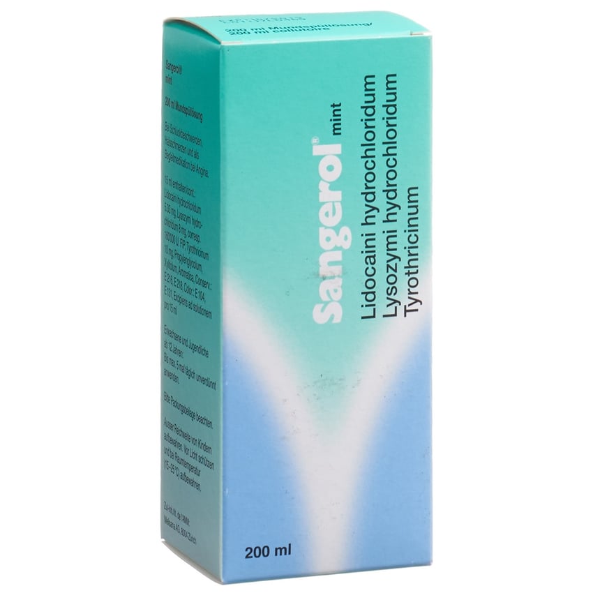 SANGEROL collutoire sol mint sans sucre fl 200 ml | Commander en ligne