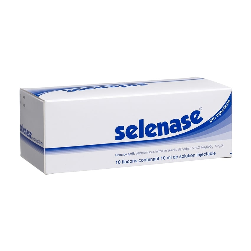 SELENASE pro inject sol inj 500 mcg/10ml vial 10 pce | Commander en ligne