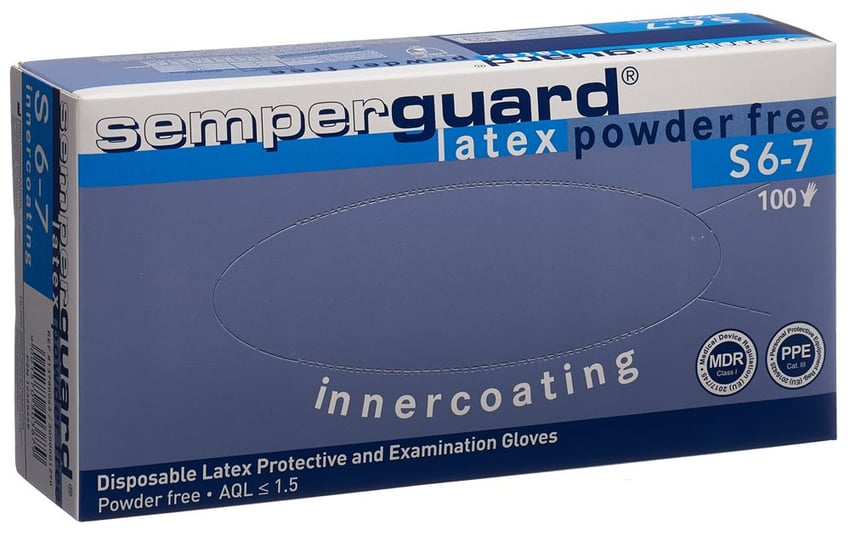 Semperguard Handschuhe Latex IC S puderfrei weiss 100 Stk | Online bestellen