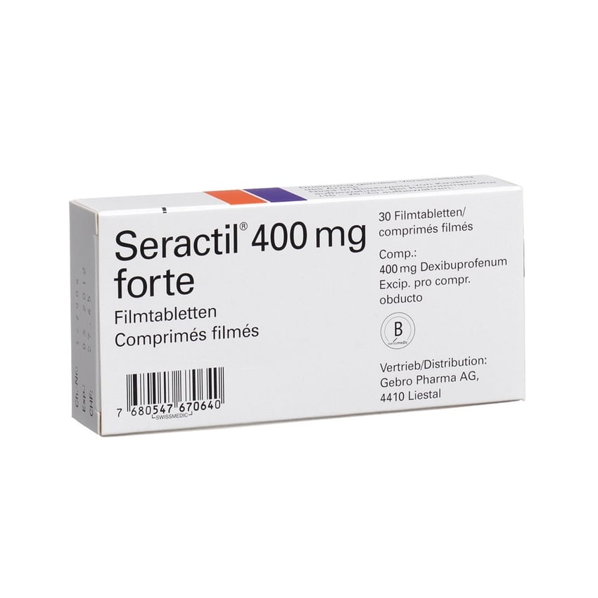 SERACTIL cpr pell 400 mg forte blist 30 pce | Commander en ligne