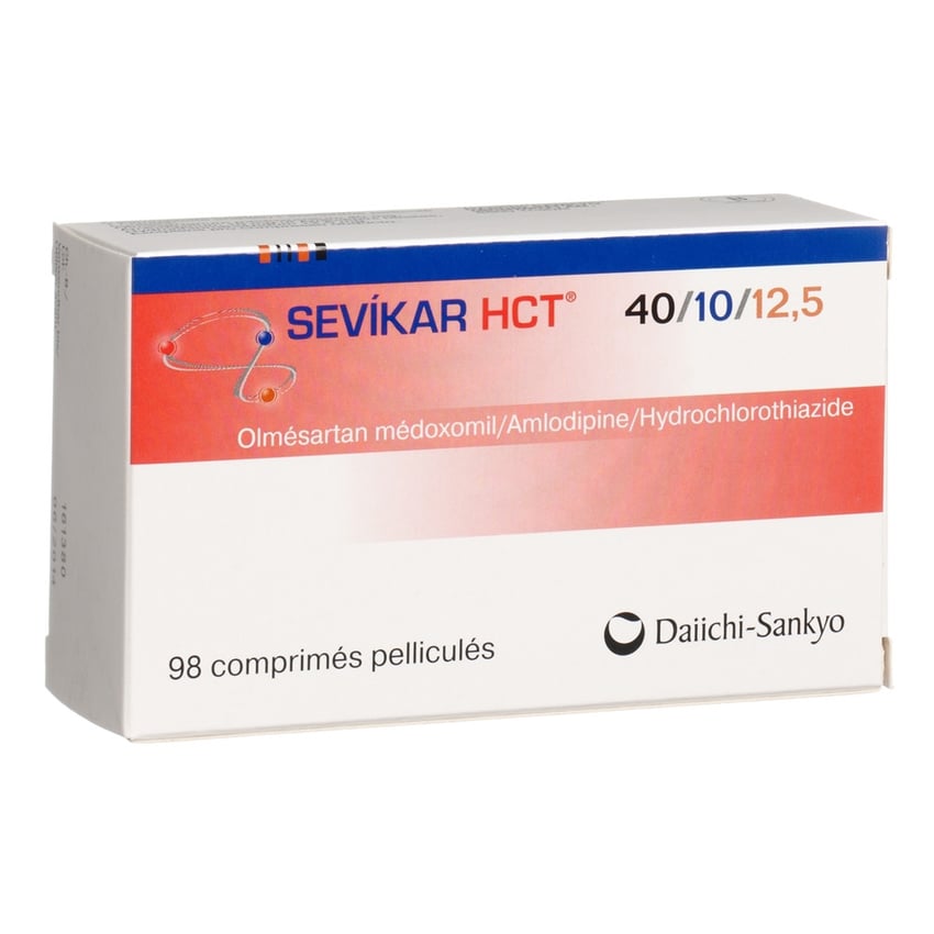 SEVIKAR HCT Filmtabl 40/10/12.5 mg Blist 98 Stk | Online bestellen