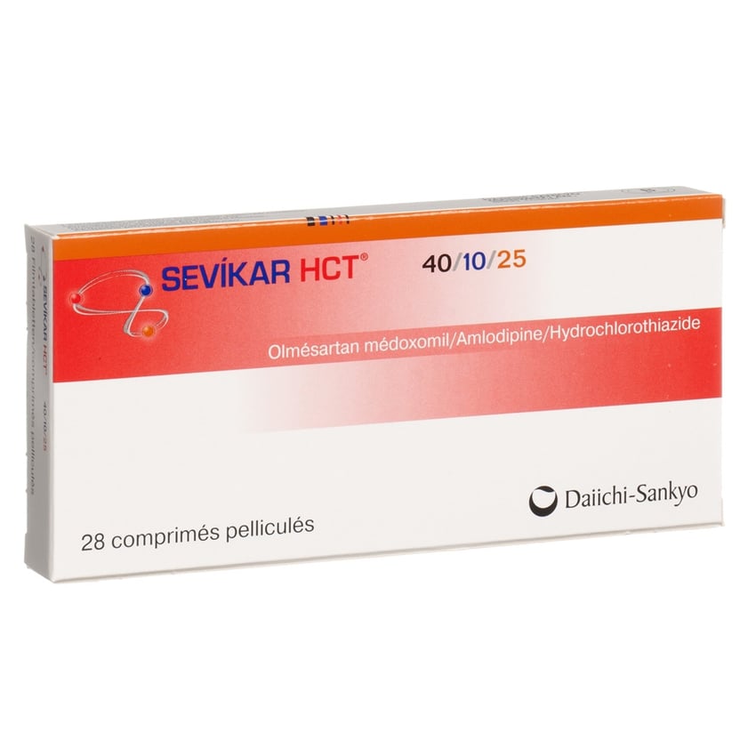 SEVIKAR HCT Filmtabl 40/10/25 mg Blist 28 Stk | Online bestellen