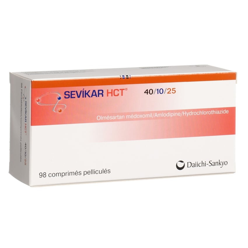SEVIKAR HCT Filmtabl 40/10/25 mg Blist 98 Stk | Online bestellen