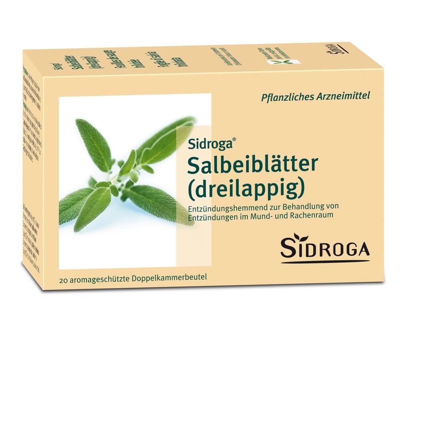 Sidroga feuilles de sauge trilobée tisanes sach 1 g | Commander en ligne