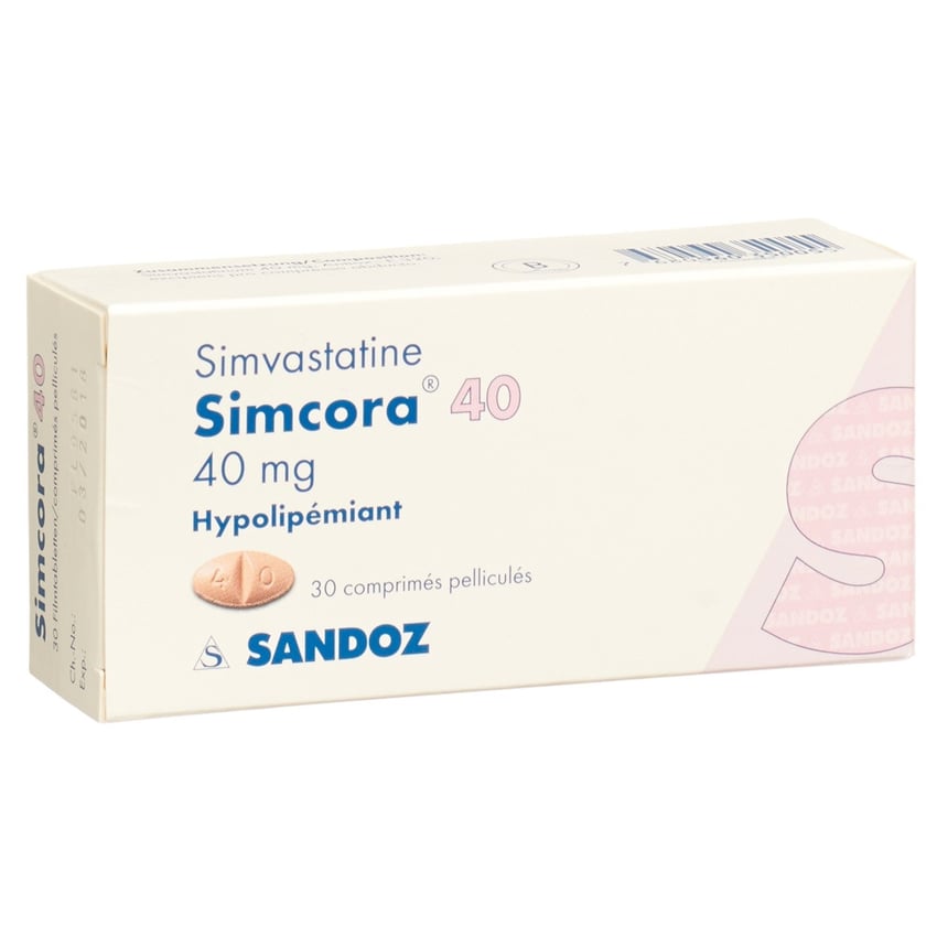SIMCORA cpr pell 40 mg blist 30 pce | Commander en ligne