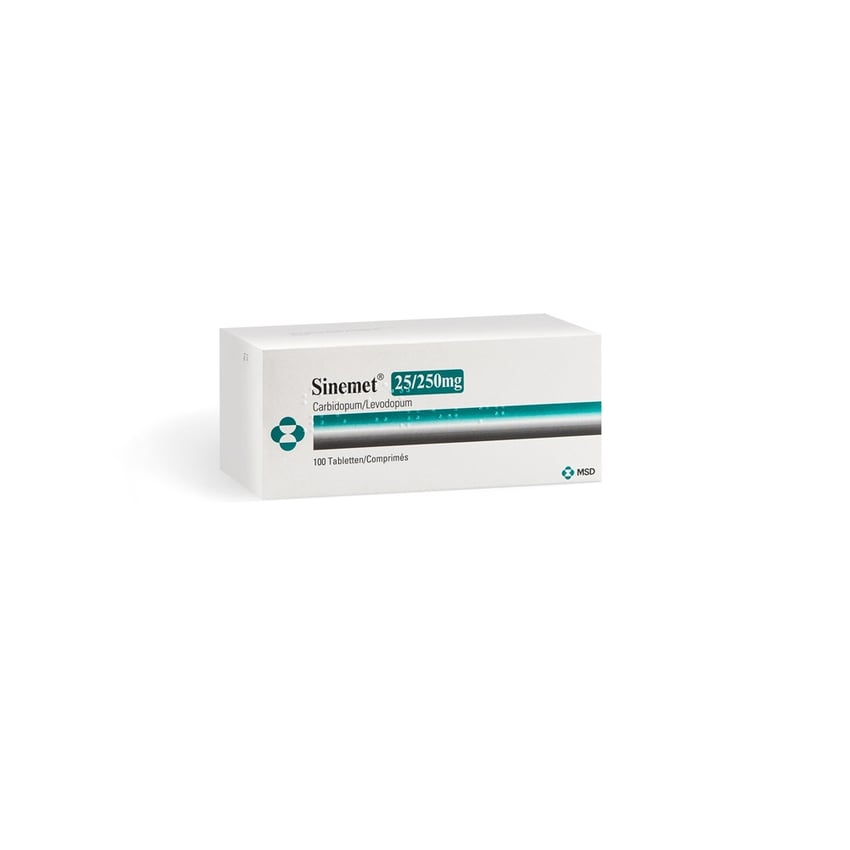 SINEMET Tabl 25mg/250mg Blist 100 Stk | Online bestellen