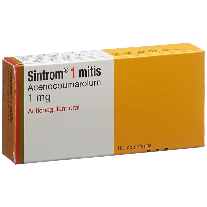 SINTROM 1 mitis Tabl 1 mg Blist 100 Stk | Online bestellen