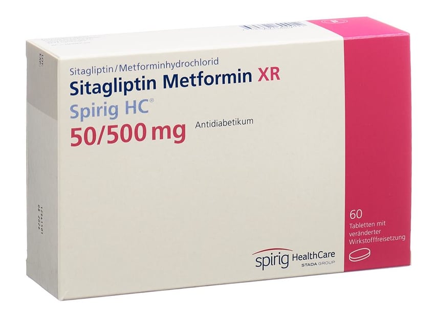 SITAGLIPTINE METFORMINE Metfor XR Spirig HC Ret Tabl 50mg/500mg Blist ...