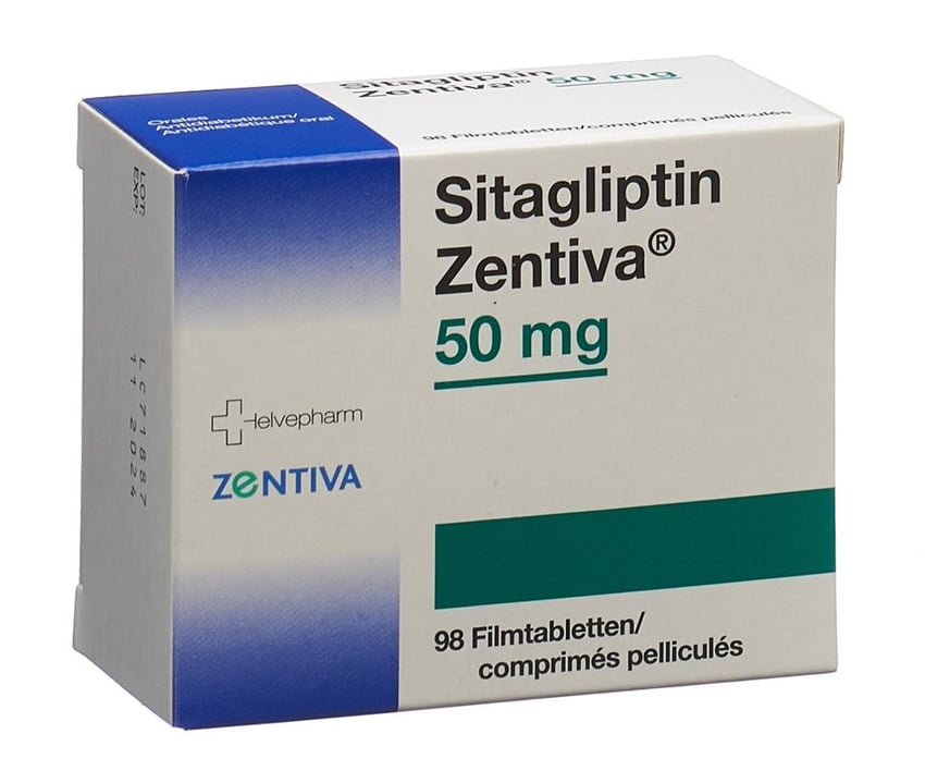 SITAGLIPTINE Zentiva Filmtabl 50 mg Blist 98 Stk | Online bestellen