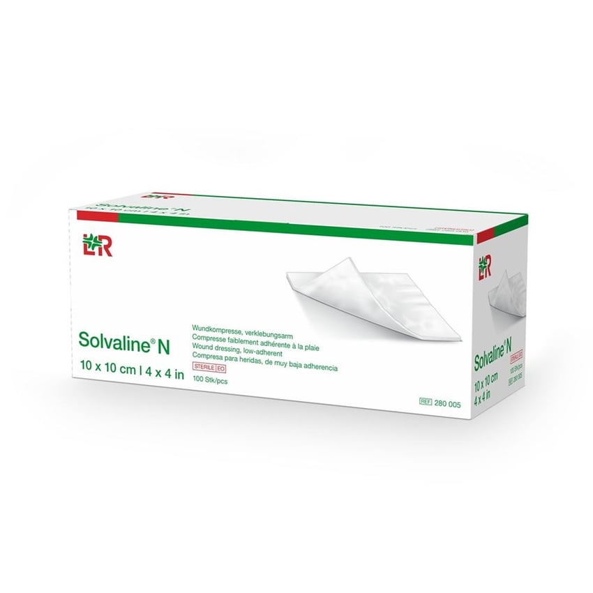 SOLVALINE N Wundkompresse 10x10cm 100 Stk | Online bestellen