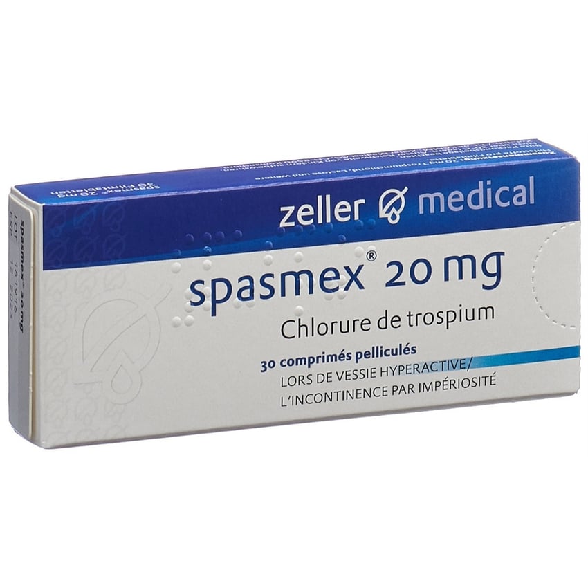 Spasmex Filmtabl 20 mg Blist 30 Stk | Online bestellen