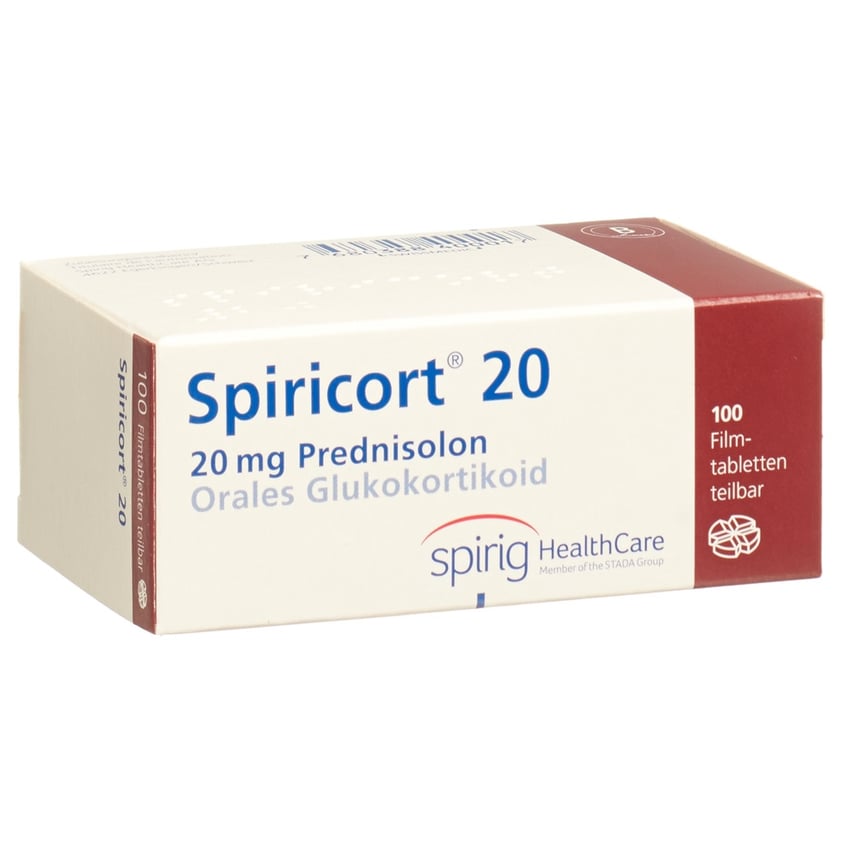 SPIRICORT Filmtabl 20 mg Blist 100 Stk | Online bestellen