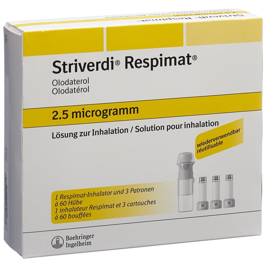 STRIVERDI Respimat Inhal Lös 2.5 mcg/Hub wiederverwendbar 60 Dos ...