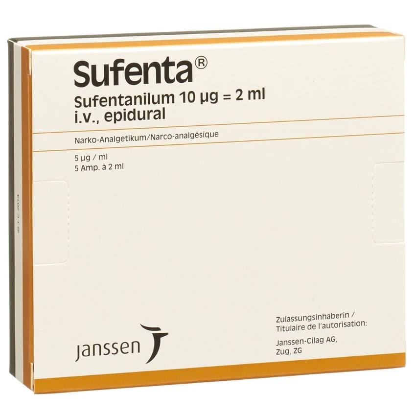 SUFENTA Inj Lös 10 mcg/2ml Amp 2 ml | Online bestellen
