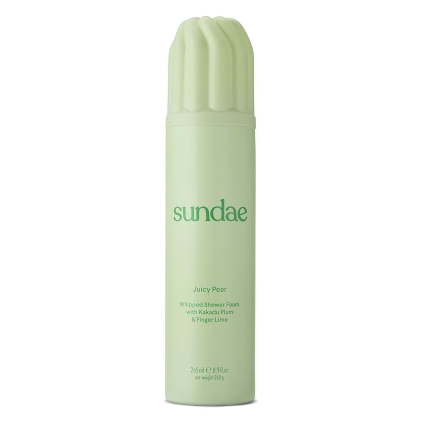 SUNDAE whipped body shower foam mousse juicy pear aéros 265 ml ...