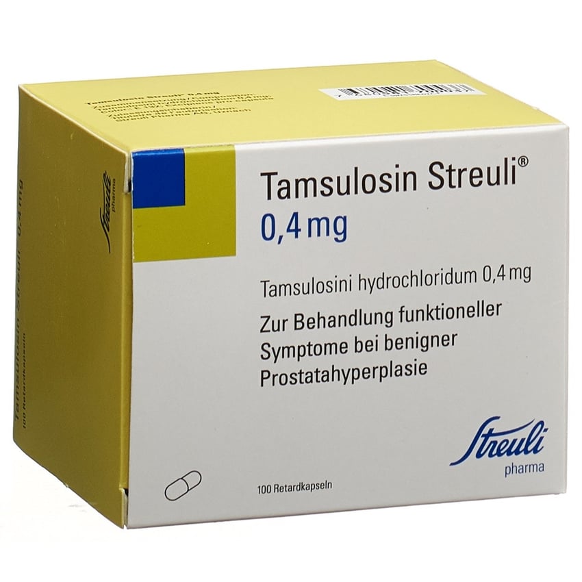 TAMSULOSINE Streuli Ret Kaps 0.4 mg Blist 100 Stk | Online bestellen