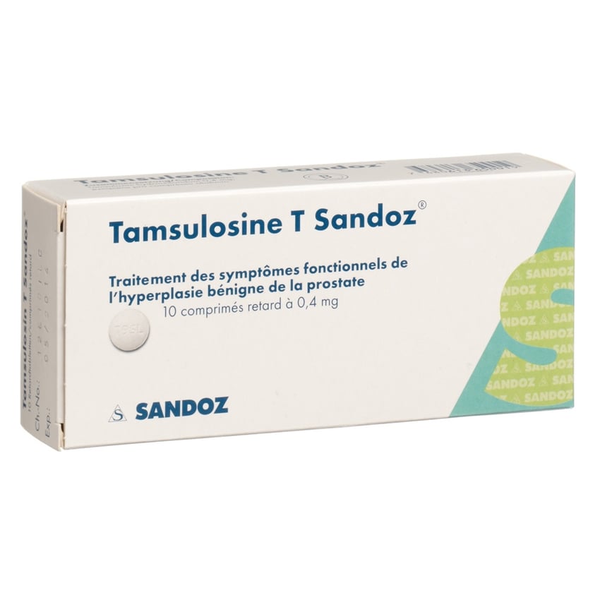 TAMSULOSINE T Sandoz Ret Tabl 0.4 mg Blist 10 Stk | Online bestellen