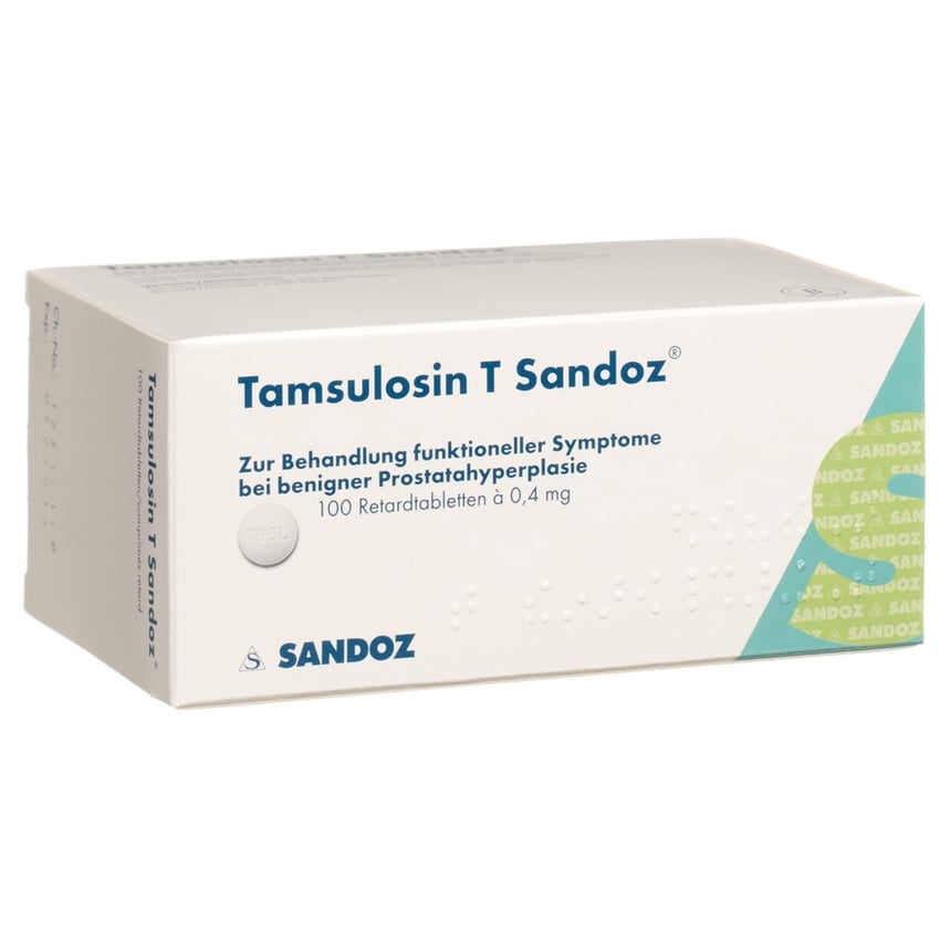 TAMSULOSINE T Sandoz Ret Tabl 0.4 mg Blist 100 Stk | Online bestellen