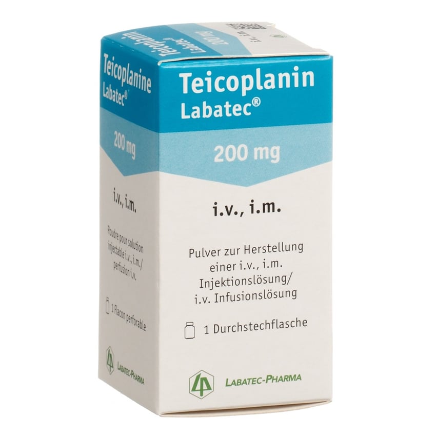 TEICOPLANINE Labatec subst sèche 200 mg flac 1 pce | Commander en ligne