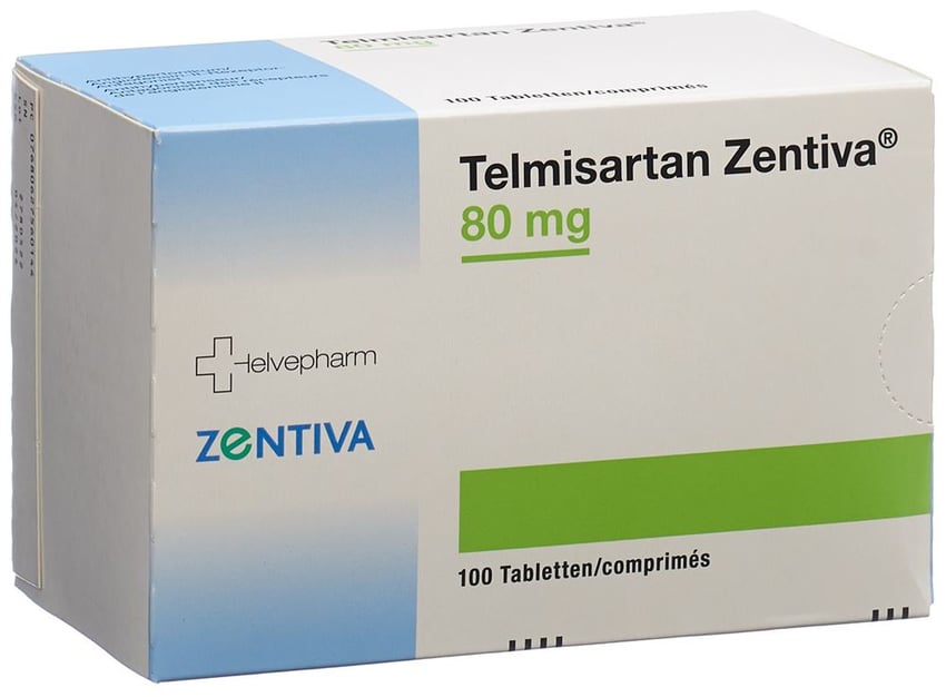 TELMISARTAN Zentiva cpr 80 mg blist 100 pce | Commander en ligne