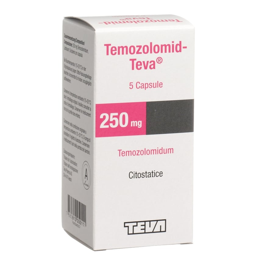 TEMOZOLOMIDE Teva Kaps 250 mg Fl 5 Stk | Online bestellen
