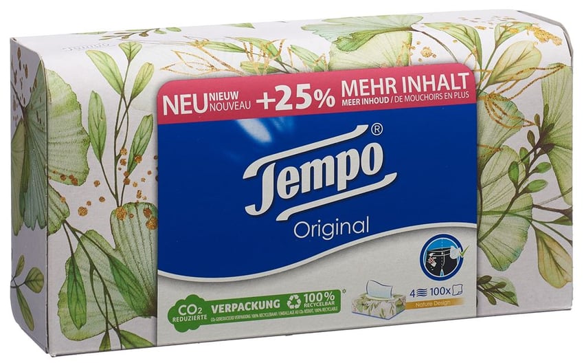 TEMPO Taschentücher Box 100 Stk | Online bestellen