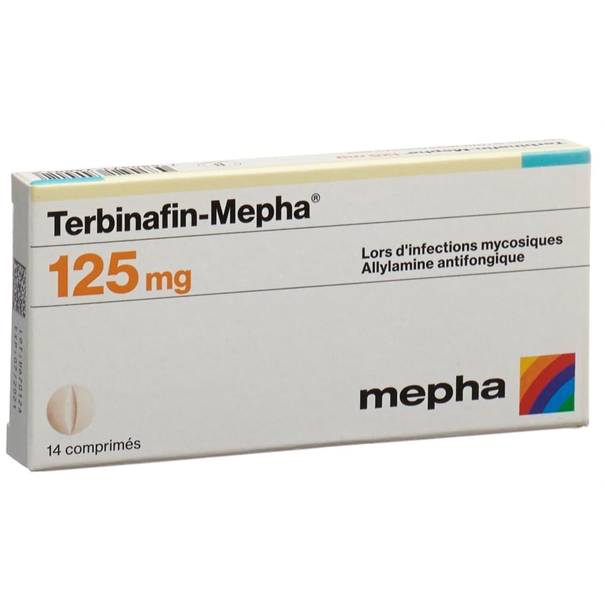 TERBINAFINE Mepha Tabl 125 mg Blist 14 Stk | Online bestellen