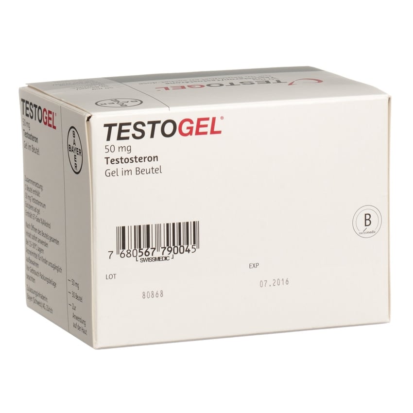 TESTOGEL Gel 50 mg/5g Btl 5 g | Online bestellen