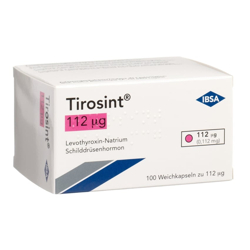 TIROSINT caps moll 112 mcg blist 100 pce | Commander en ligne
