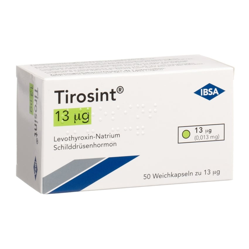 TIROSINT caps moll 13 mcg blist 50 pce | Commander en ligne