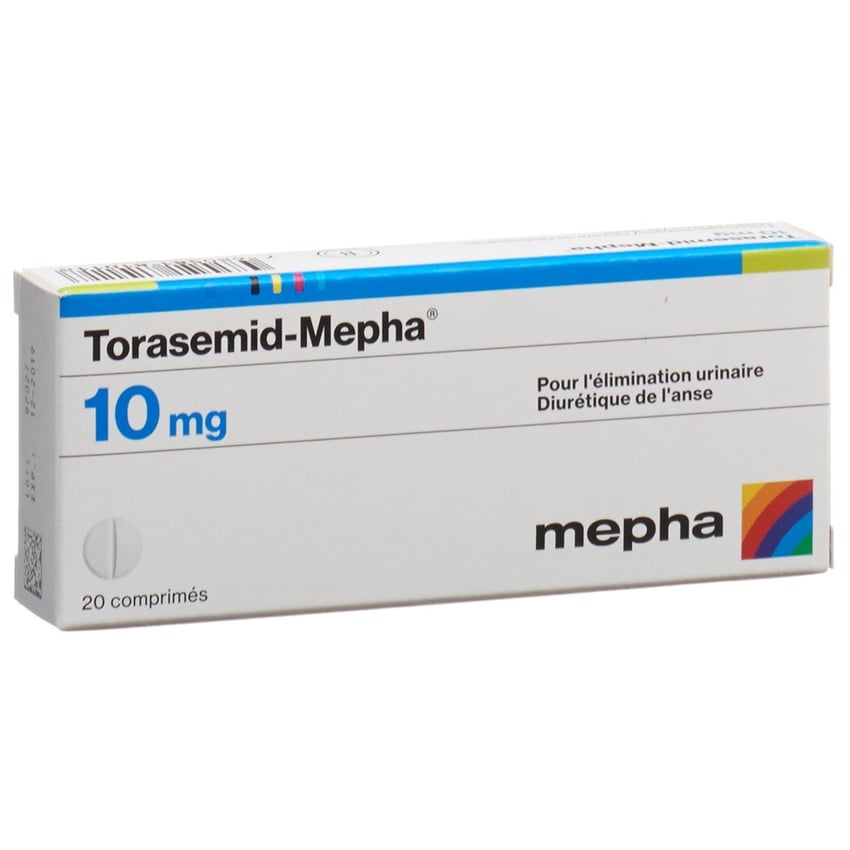 TORASEMIDE Mepha cpr 10 mg blist 20 pce | Commander en ligne