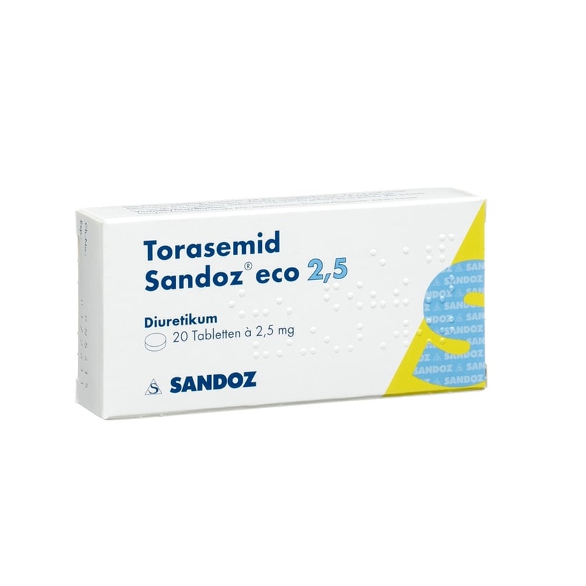 TORASEMIDE eco cpr 2.5 mg blist 20 pce | Commander en ligne