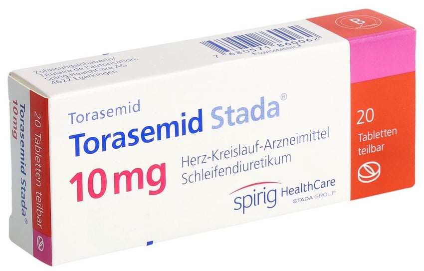 TORASEMIDE Stada cpr 10 mg blist 20 pce | Commander en ligne